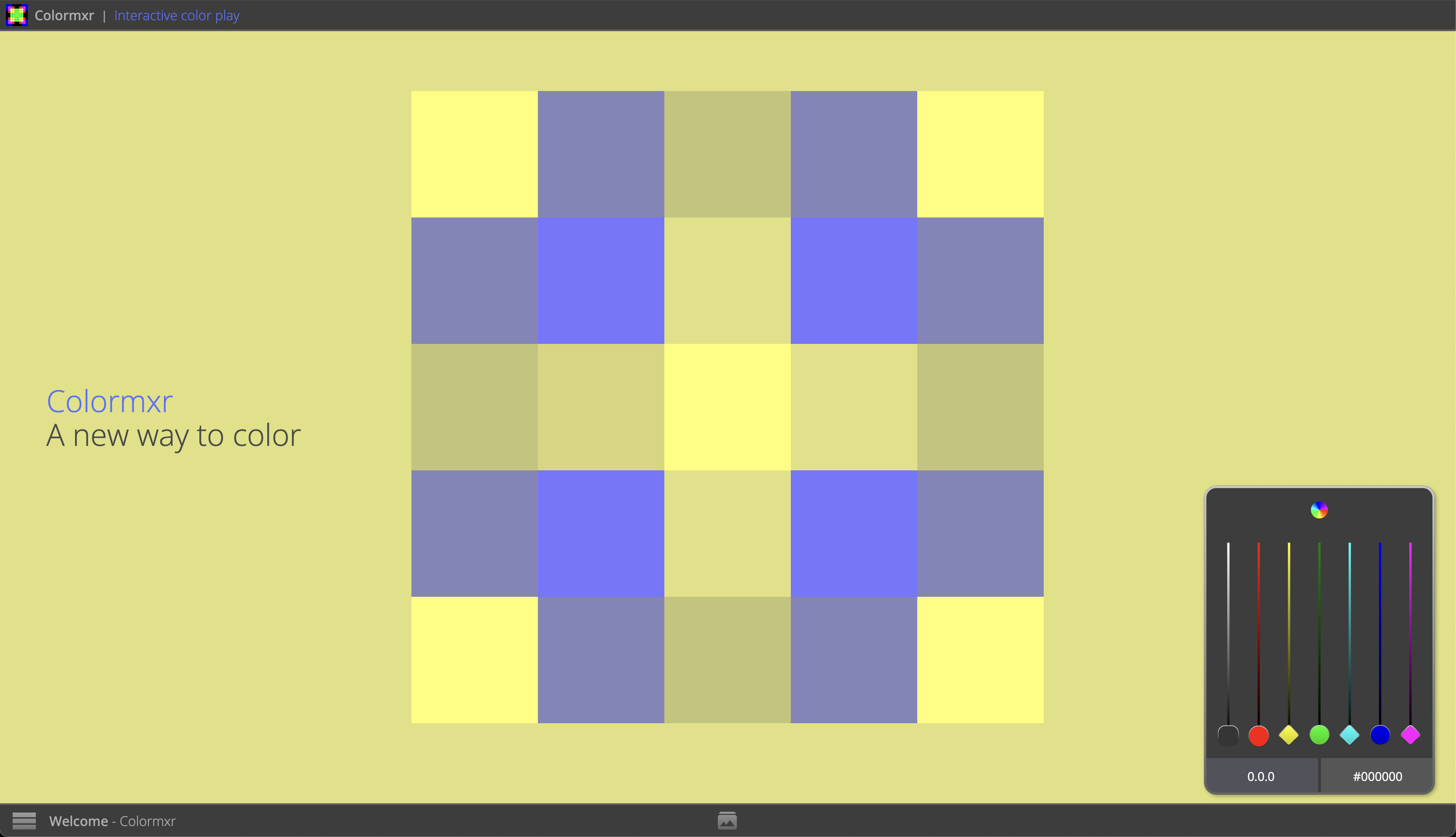 Colormxr - Interactive Color Creation & Digital Color Mixing